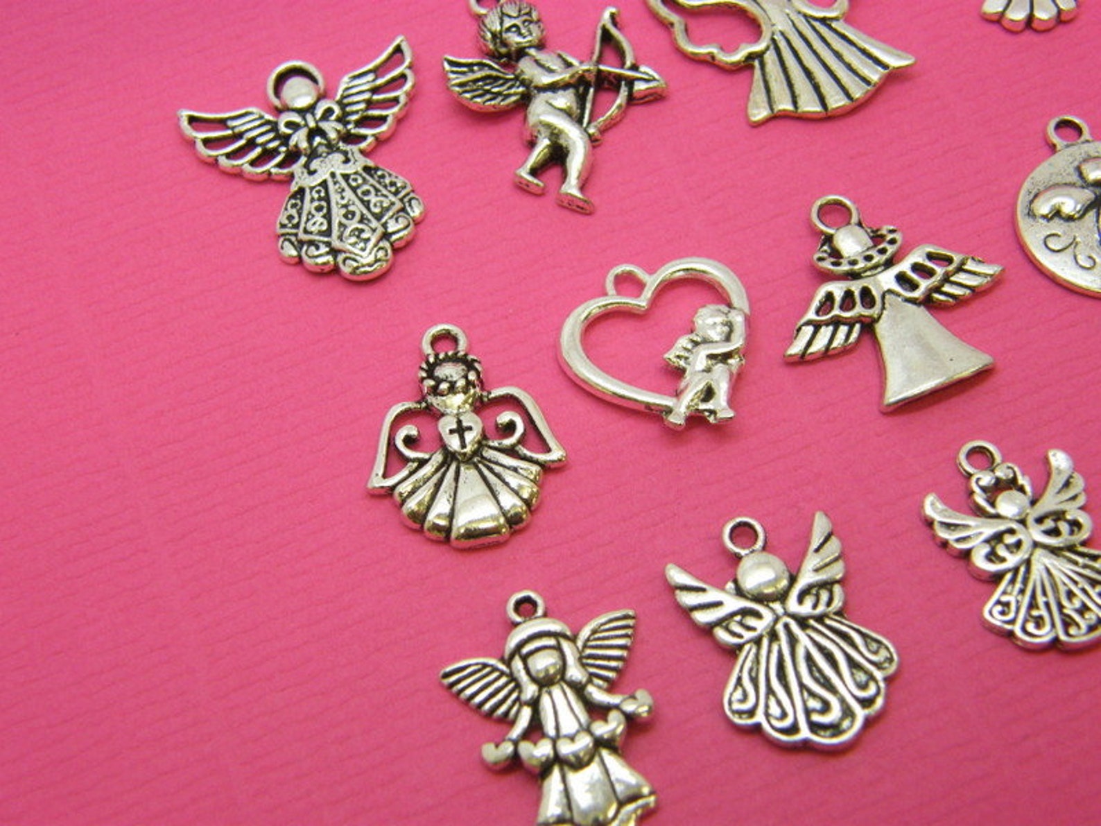 The Ultimate Angel Collection 15 Different Antique Silver - Etsy