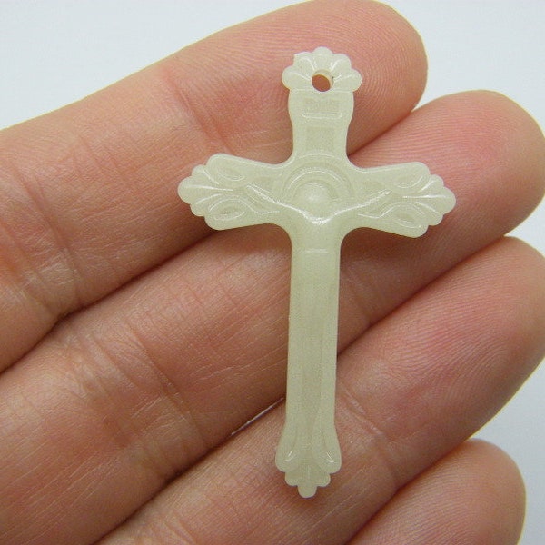 Plastic Cross Pendants - Etsy