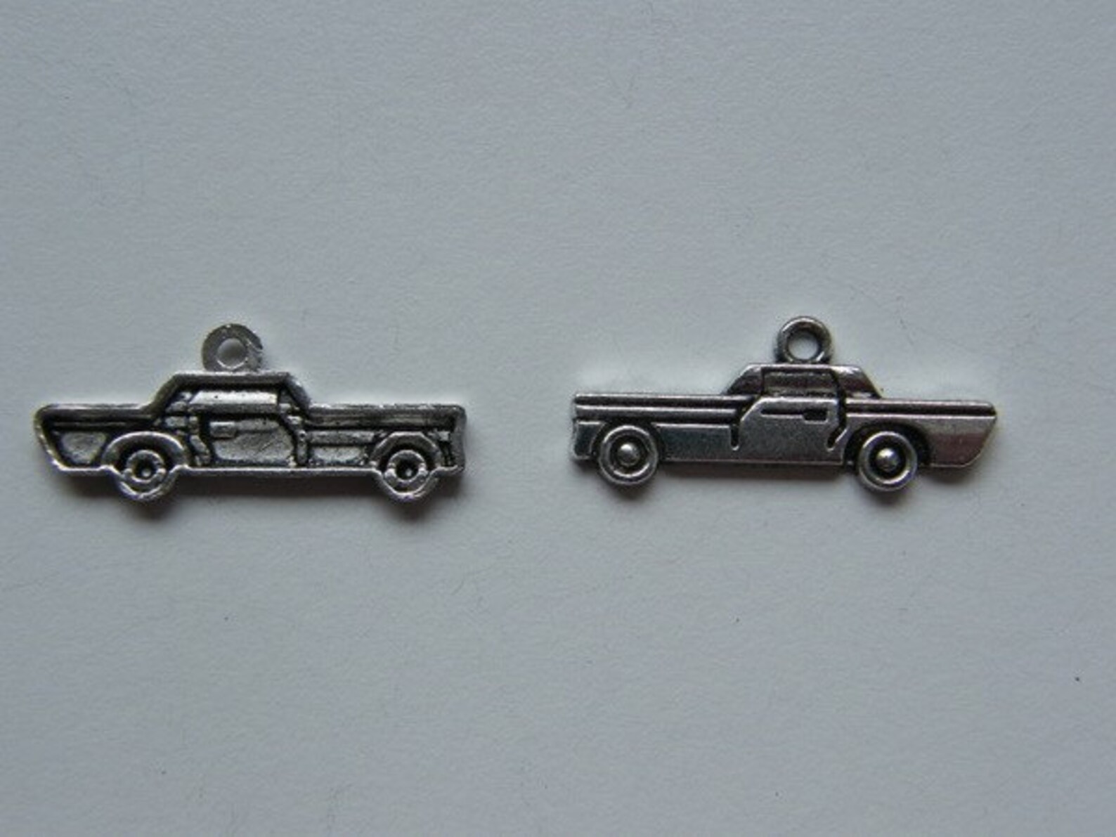 8 Car Vehicle Charms Antique Silver Tone TT11 - Etsy