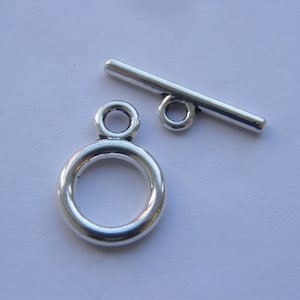BULK 50 Toggle Clasps Sets Antique Silver Tone FS8 - Etsy