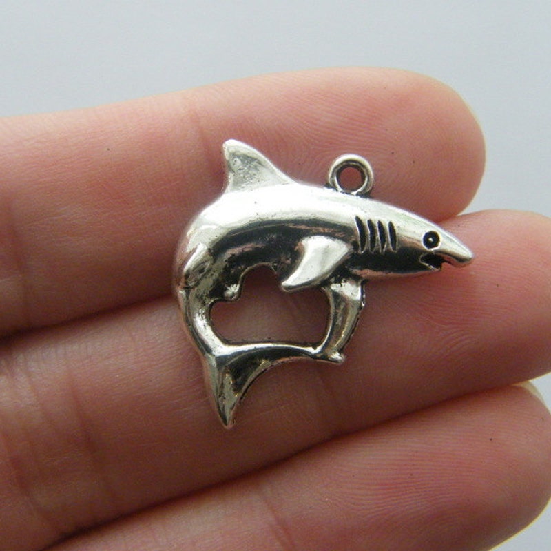 Shark Charm - Etsy