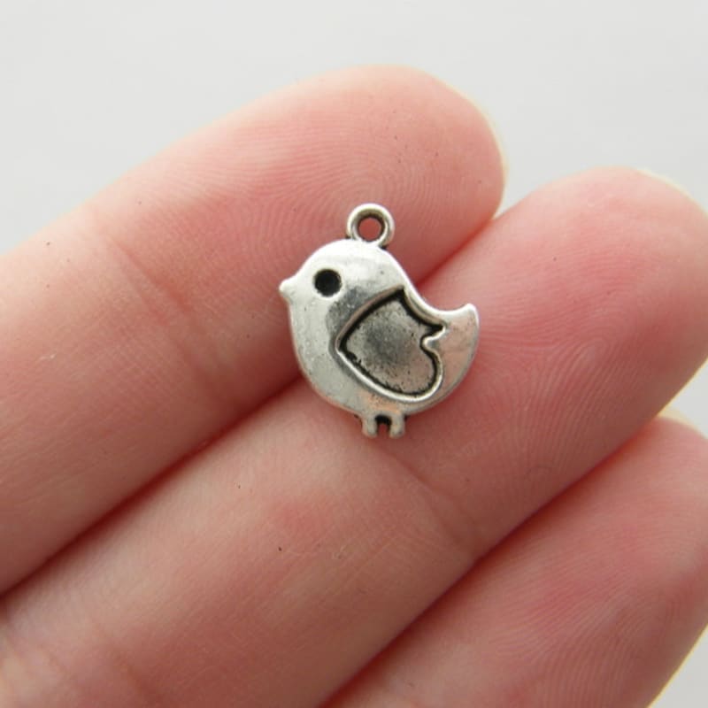 Bird Charm - Etsy