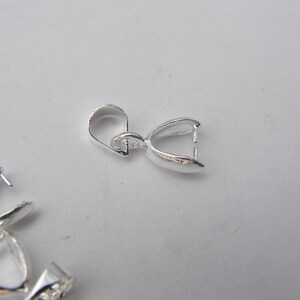 30 Clip Bails 5 X 15mm Silver Plated FS39 - Etsy