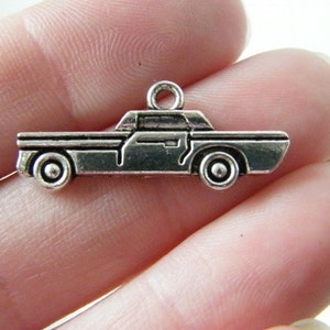 8 Car Vehicle Charms Antique Silver Tone TT11 - Etsy