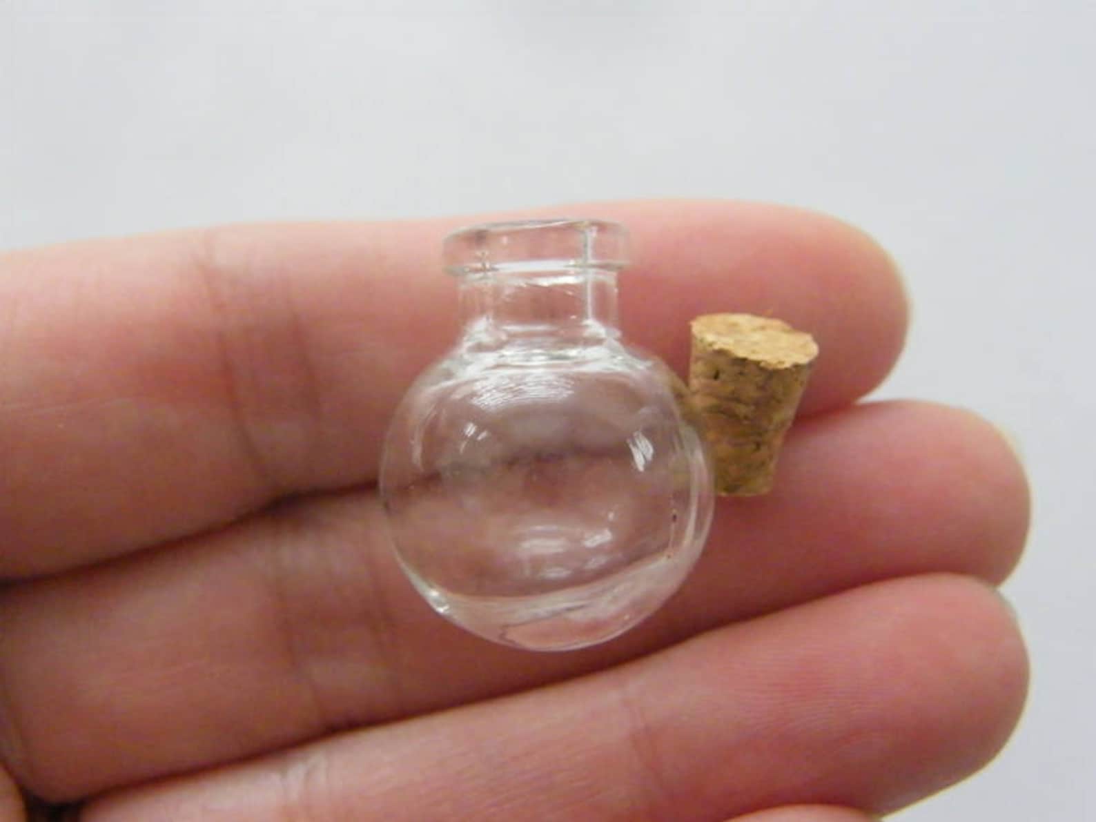 BULK 10 Mini Glass Bottles With Corks GB27 - Etsy