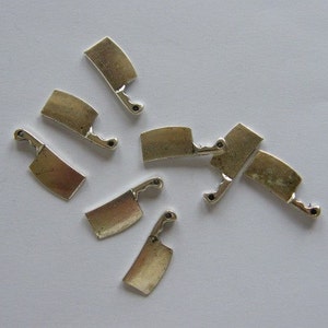 BULK 50 Meat Cleaver Knife Charms Tibetan Silver FD91 - Etsy