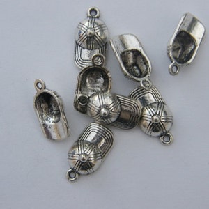 8 Baseball Cap Antique Silver Tone CA49 - Etsy