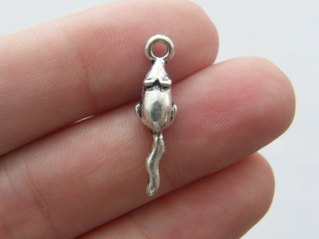 10 Mouse Charms Antique Silver Tone A86 - Etsy
