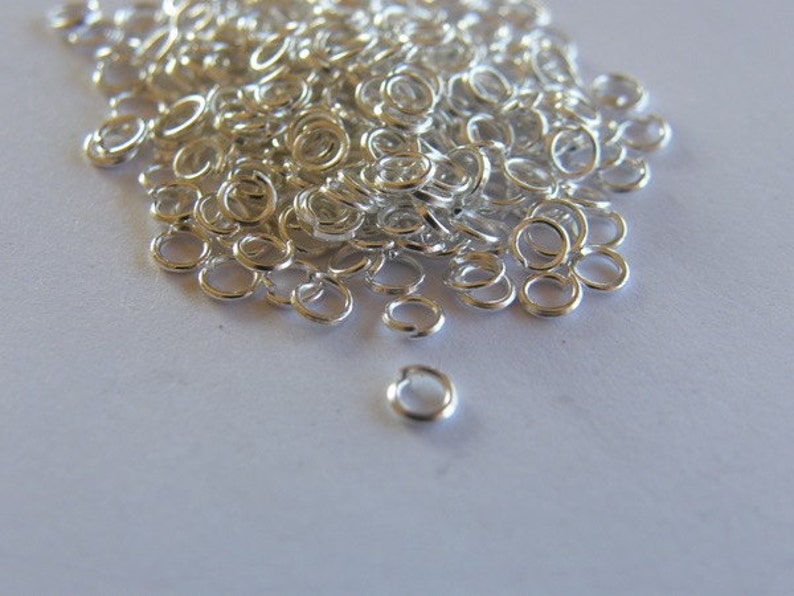 200 Jump Rings 3mm Silver Plated - Etsy