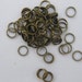200 Split Rings 7mm Antique Bronze Tone - Etsy