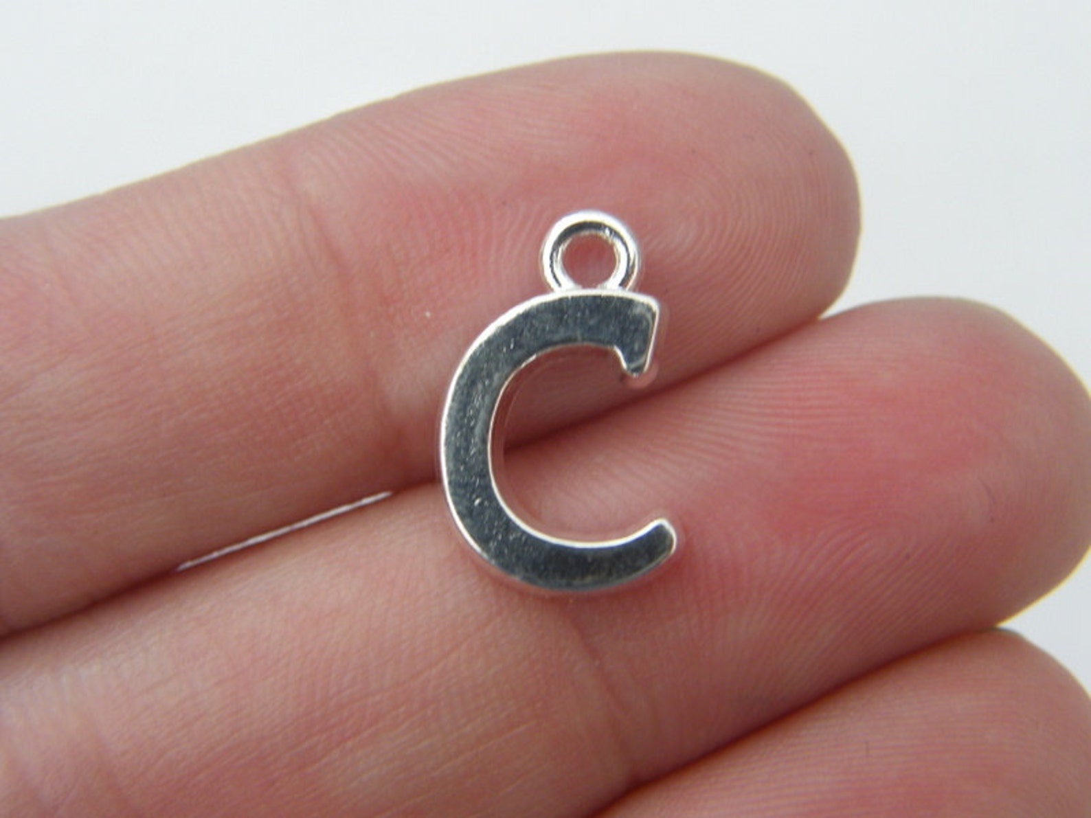 BULK 30 Letter C Alphabet Charms Silver Plated - Etsy