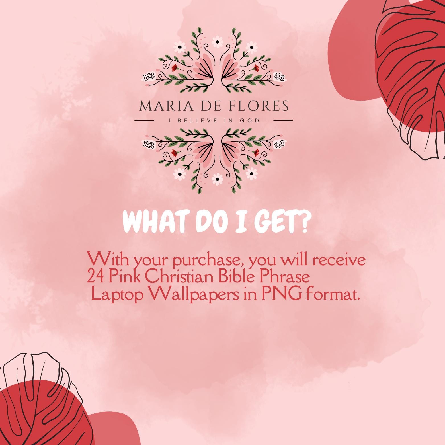 Pink Bible Verse and Inspirational Wallpaper Bundle | 24 Designs ...