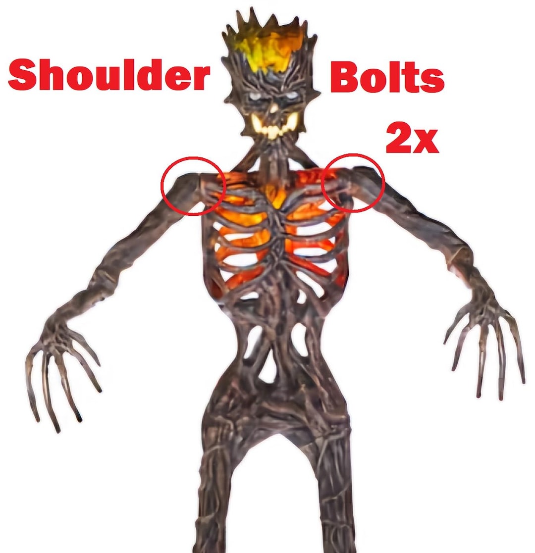 12 Foot DEADWOOD INFERNO Skeleton Replacement Shoulder Mounting Bolts ...