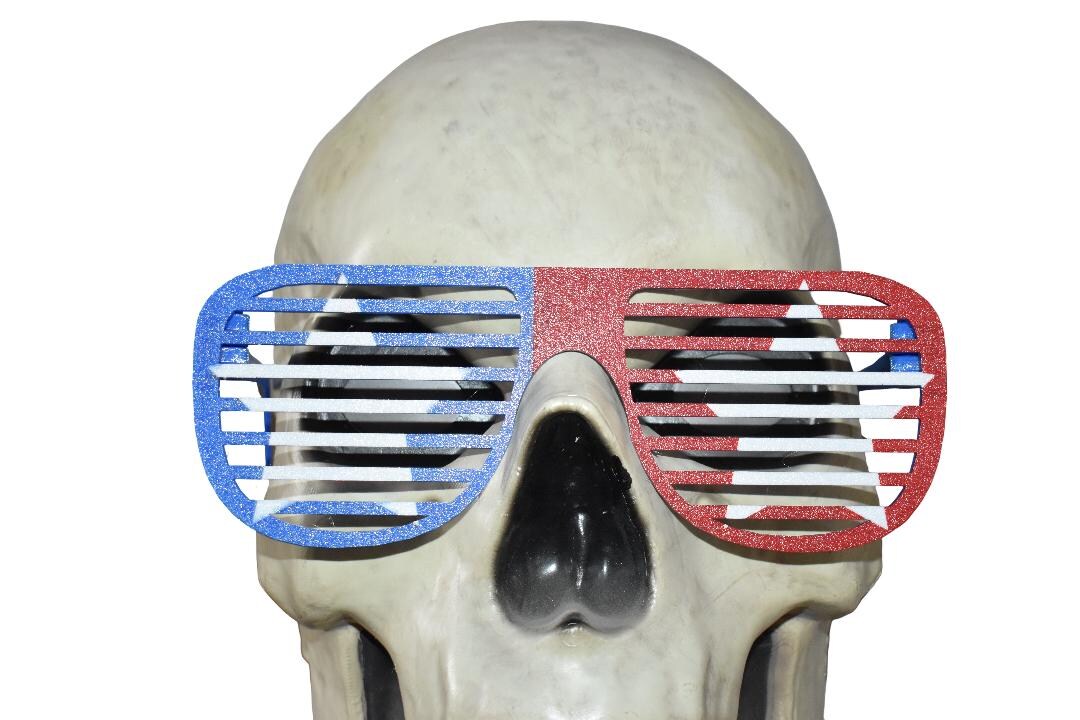Shutter Shades Giant Skeleton Glasses Prop Accessory for 12-foot ...