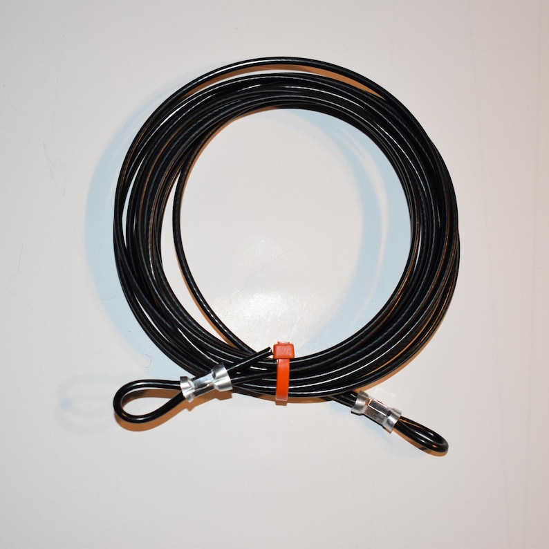 Black 12-foot Skeleton Upgraded Guy Wire Cable Replacement – Thicker ...