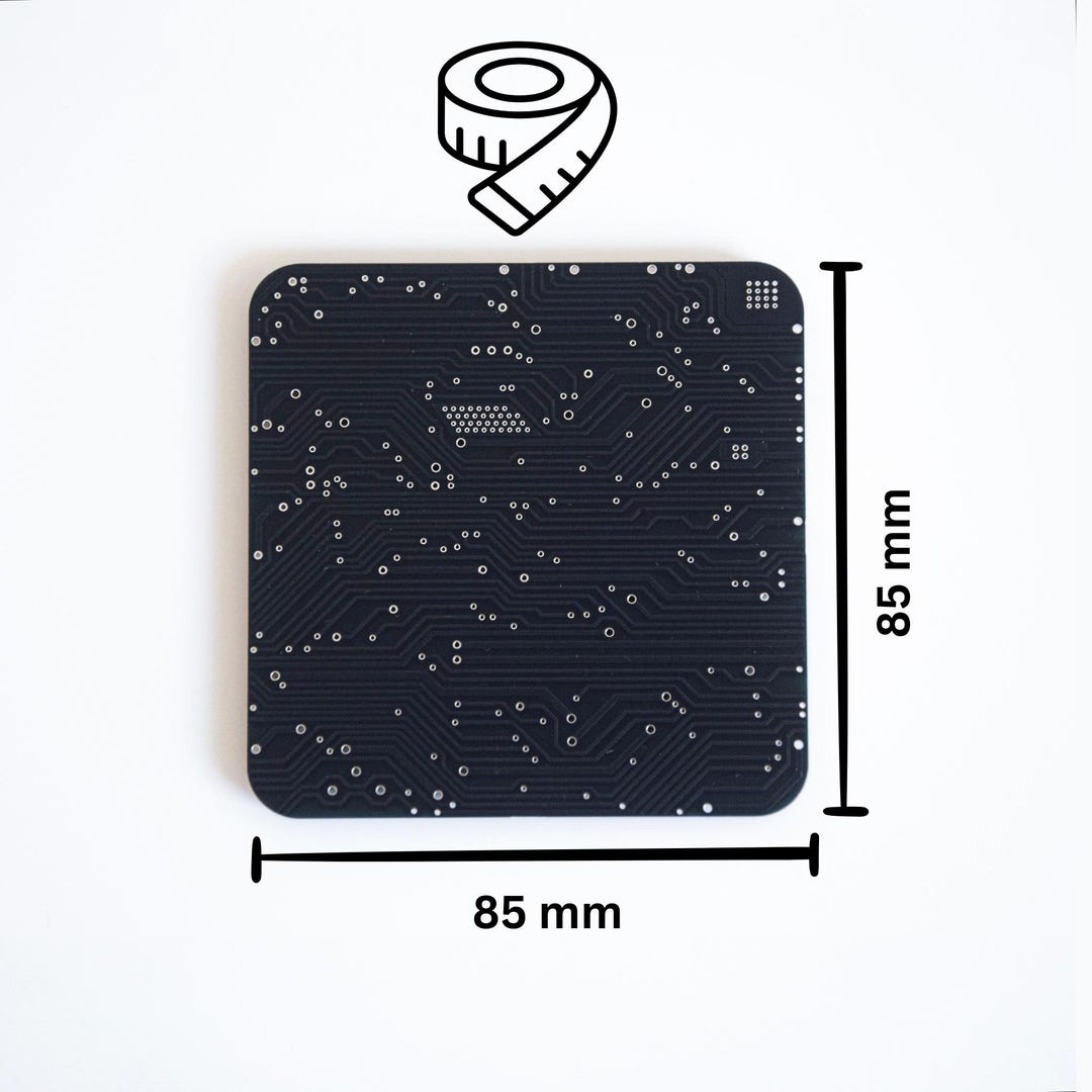 PCB Circuit Board Drink Coasters – Techie Home Decor, Engineer Gift ...