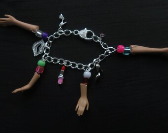 Barbie Charm Bracelet | Etsy