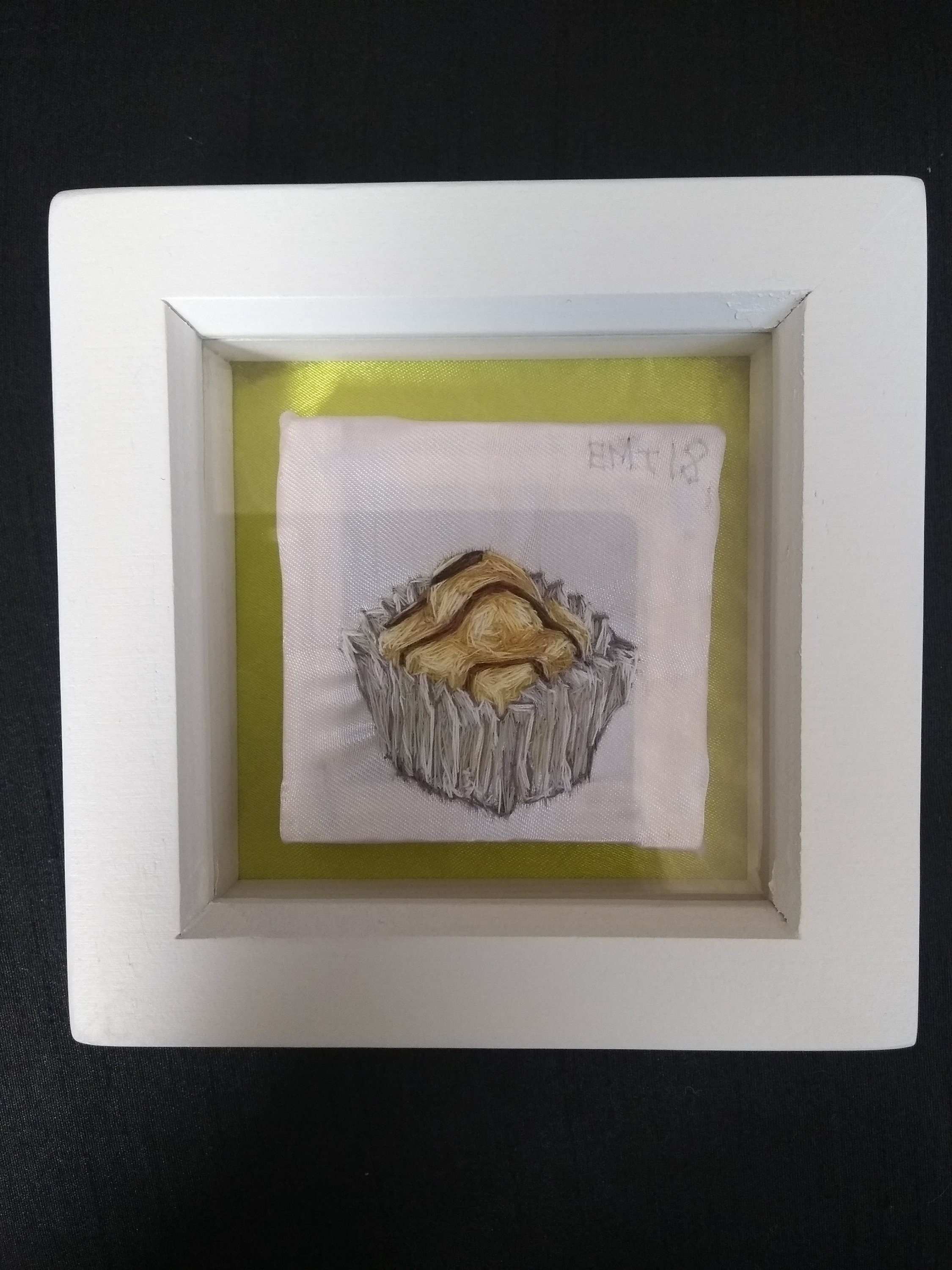 Yellow French Fancy Textile Artwork - Etsy