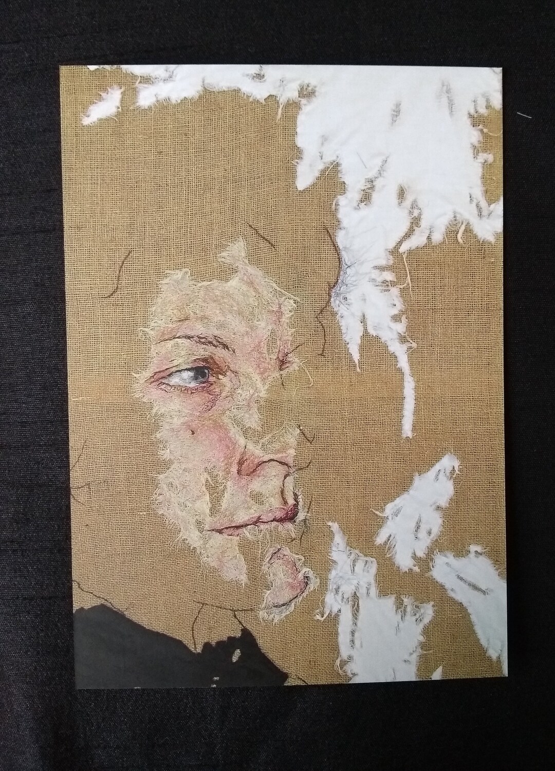 Portrait Artwork Postcard - Etsy