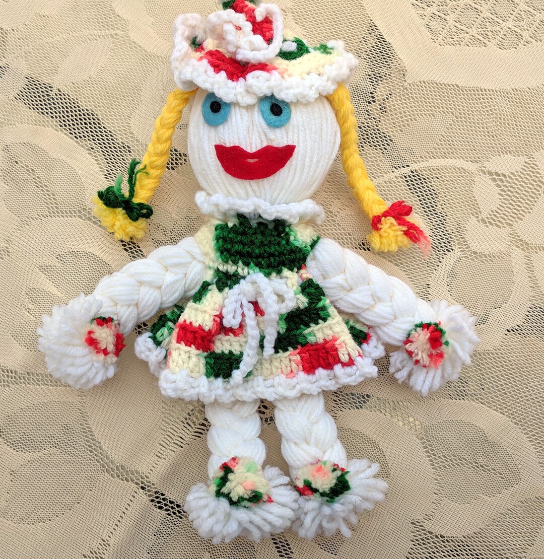 Yarn Doll Handmade for Babies and Young Children - Vintage Doll - Etsy