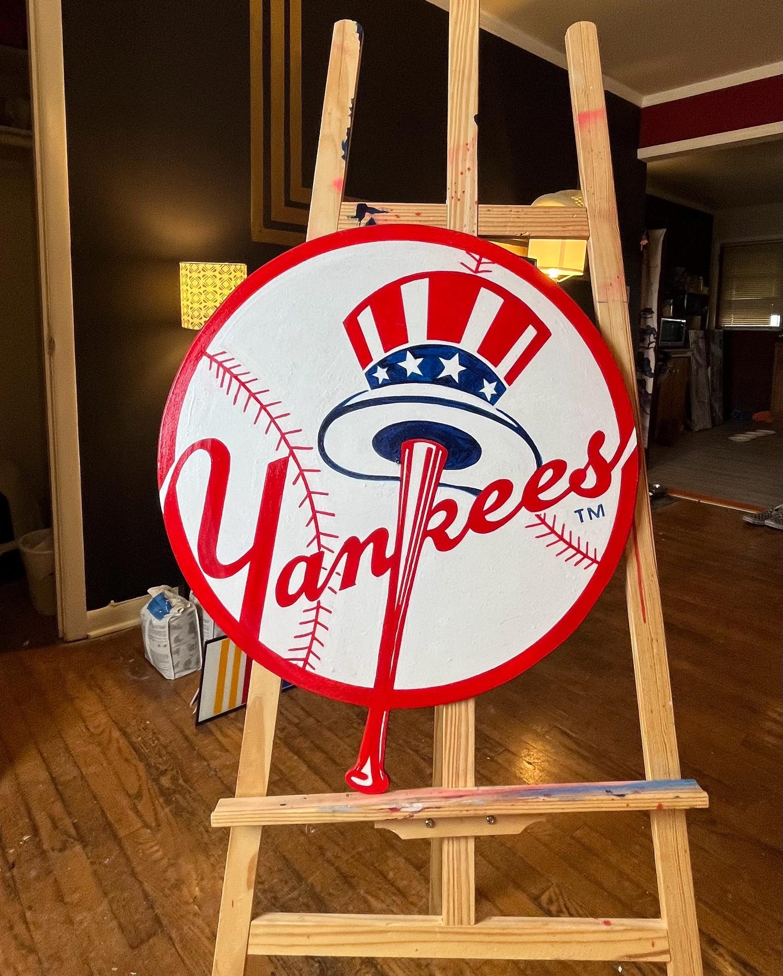 NY YANKEES CLASSIC High Gloss Sign - Etsy