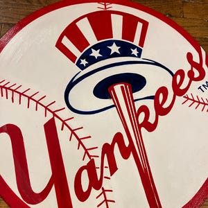 NY YANKEES CLASSIC High Gloss Sign - Etsy