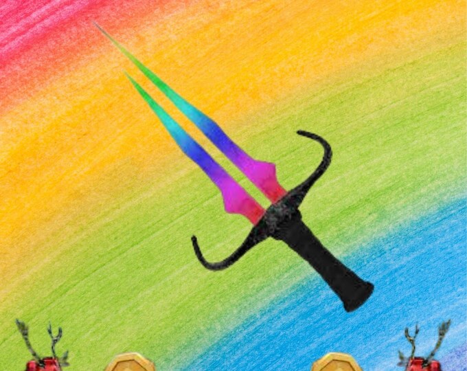 Chroma Deathshard - MM2 Roblox Knife - Etsy