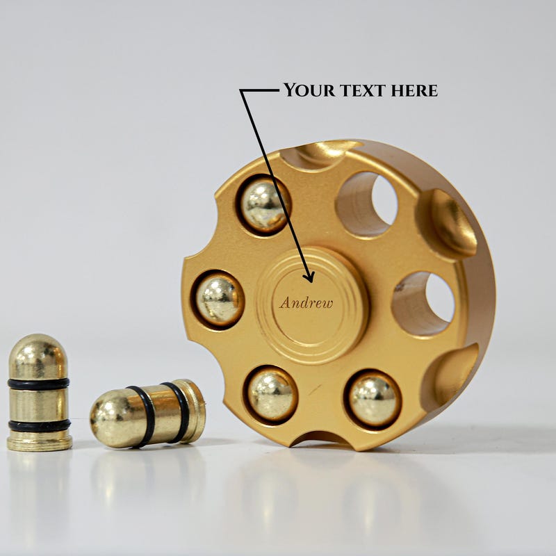 Revolver Fidget Spinner - Etsy
