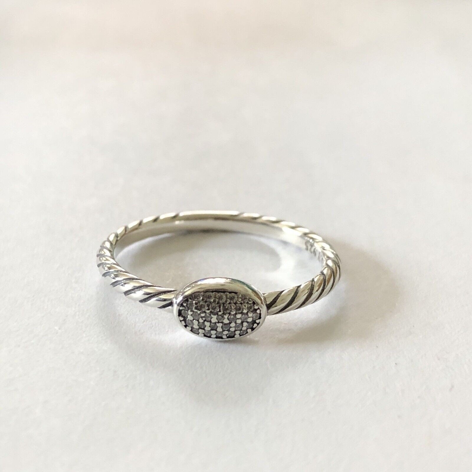David Yurman Cable Collectibles® Oval Stack Ring in Sterling - Etsy