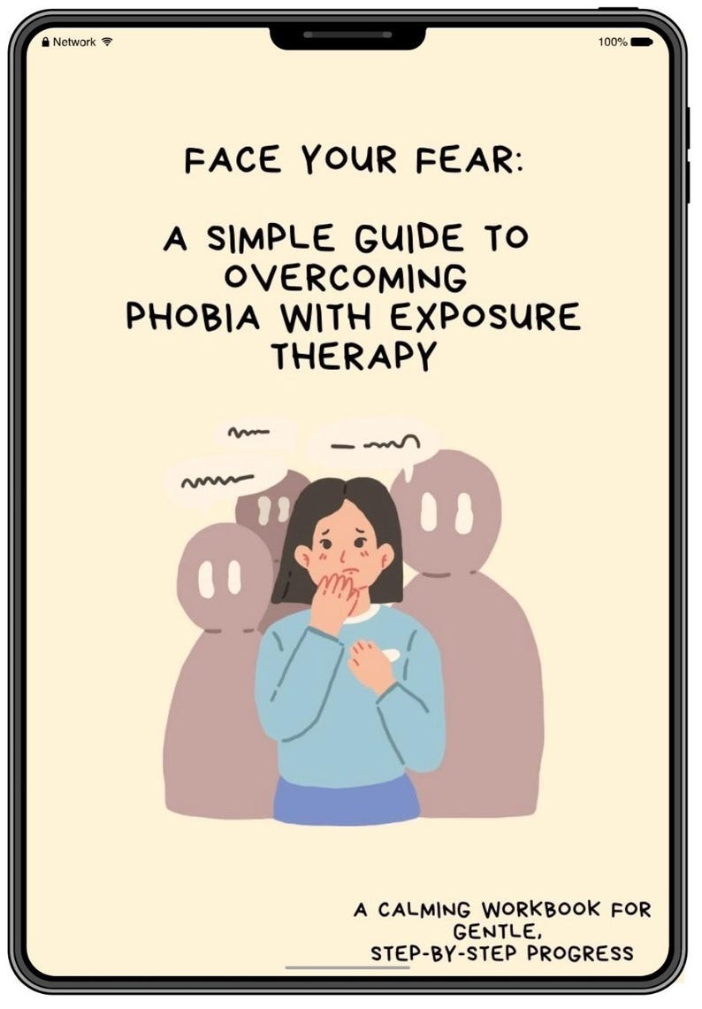 A Simple Guide to Overcoming Phobias With Exposure Therapy. - Etsy