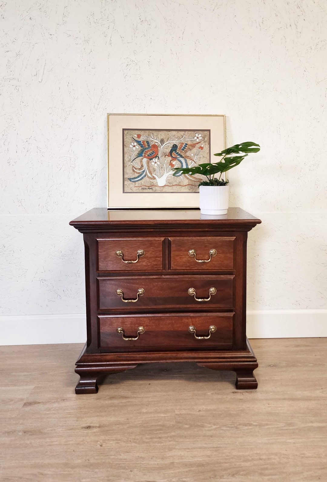 Vintage KINCAID Solid Wood Traditional 3 Drawer Nightstand-48-141 - Etsy
