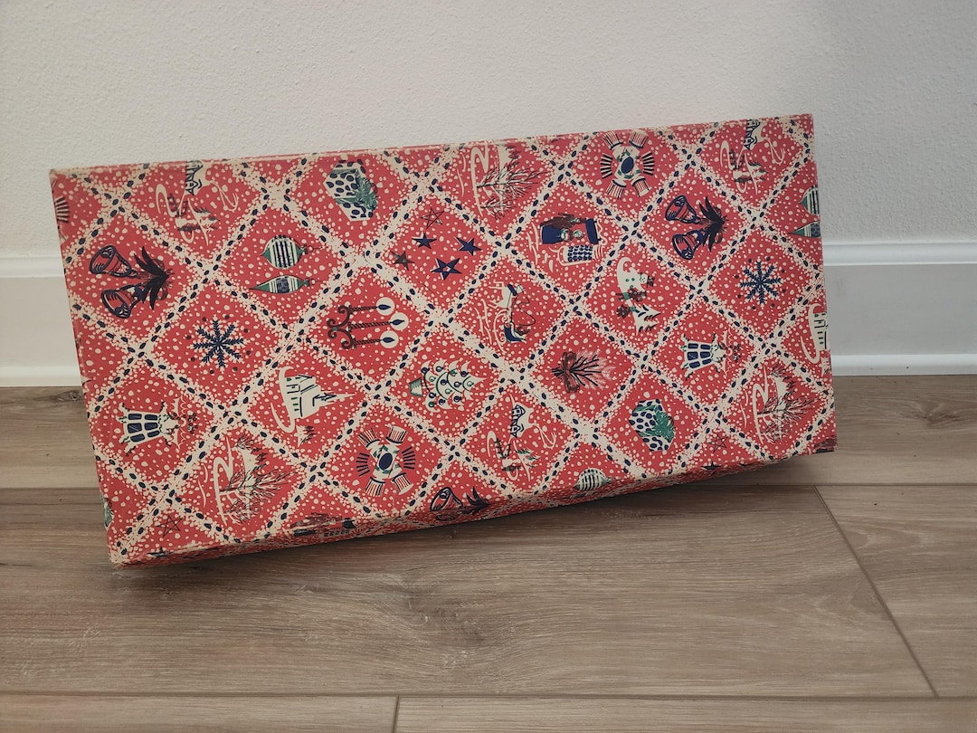 Vintage Harrods Christmas Cracker Box-empty Retro Holiday Storage ...