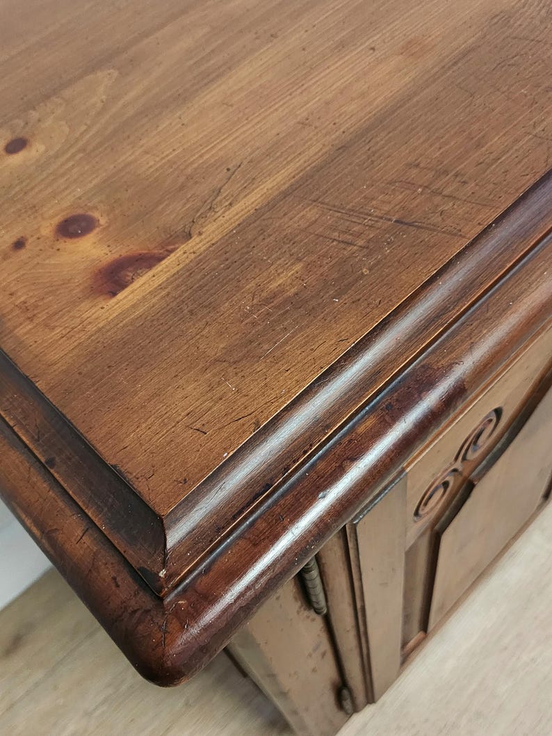 Ethan Allen Country French Buffet, Vintage Farmhouse Sideboard Console ...