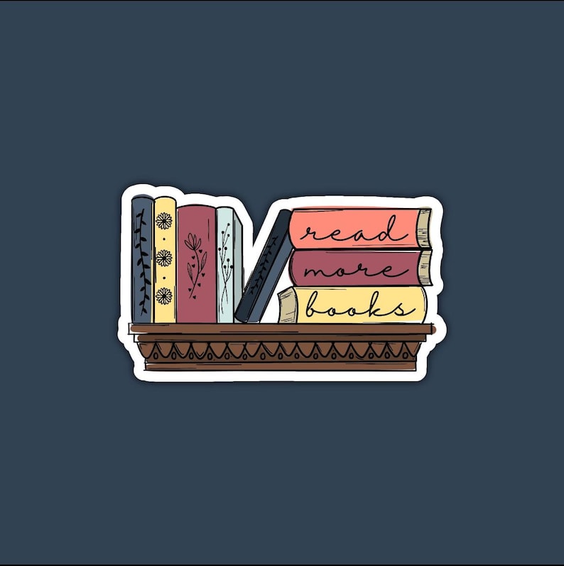 Read More Books Sticker: Booktok Laptop Decal - Etsy