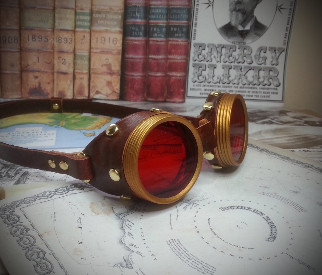 Steampunk Goggles, Vintage Goggles, Victorian Goggles, Aviator Goggles ...