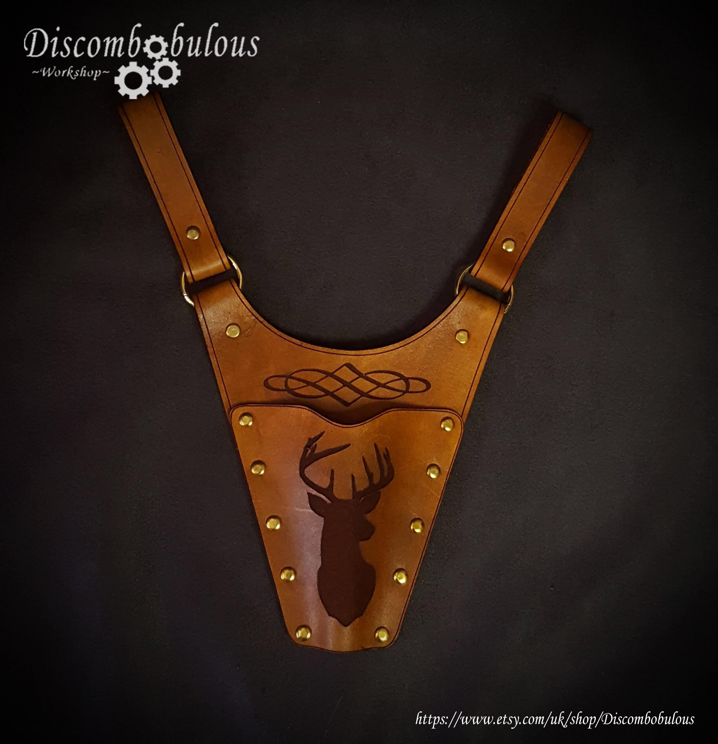 Stag Leather Wand Holster - *wand Not Included* Choice of Colours ...