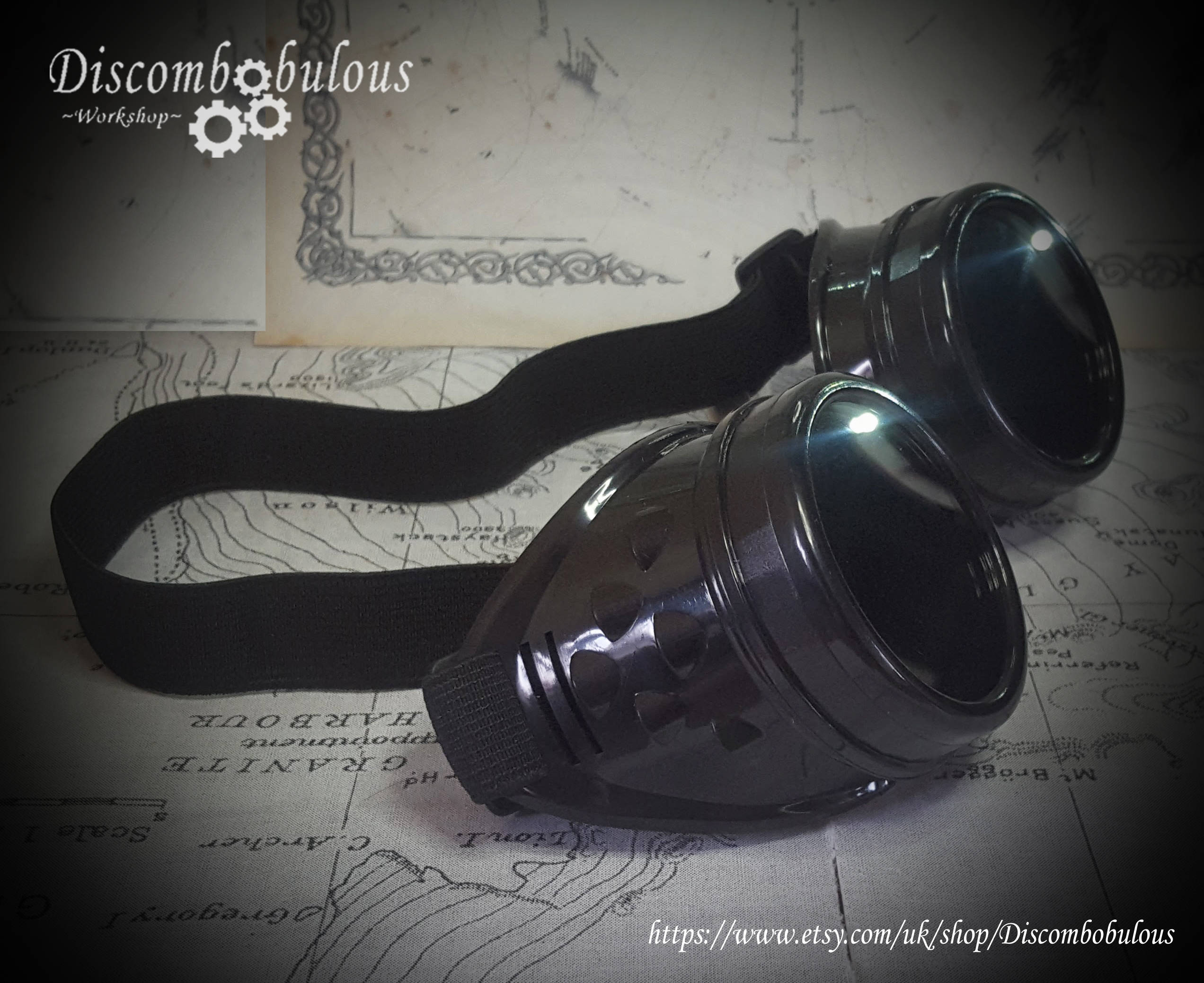 Goggles With a Choice of Coloured Lenses, Ideal for Steampunk, Cosplay ...
