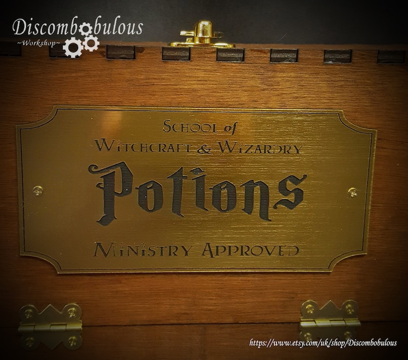 Magic Potion Box for Witches and Wizards, Contains Potion Bottles and a ...