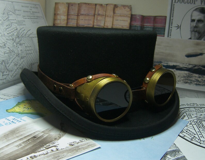 Goggles, Real Leather With a Choice of Colours and Lenses, Ideal for ...