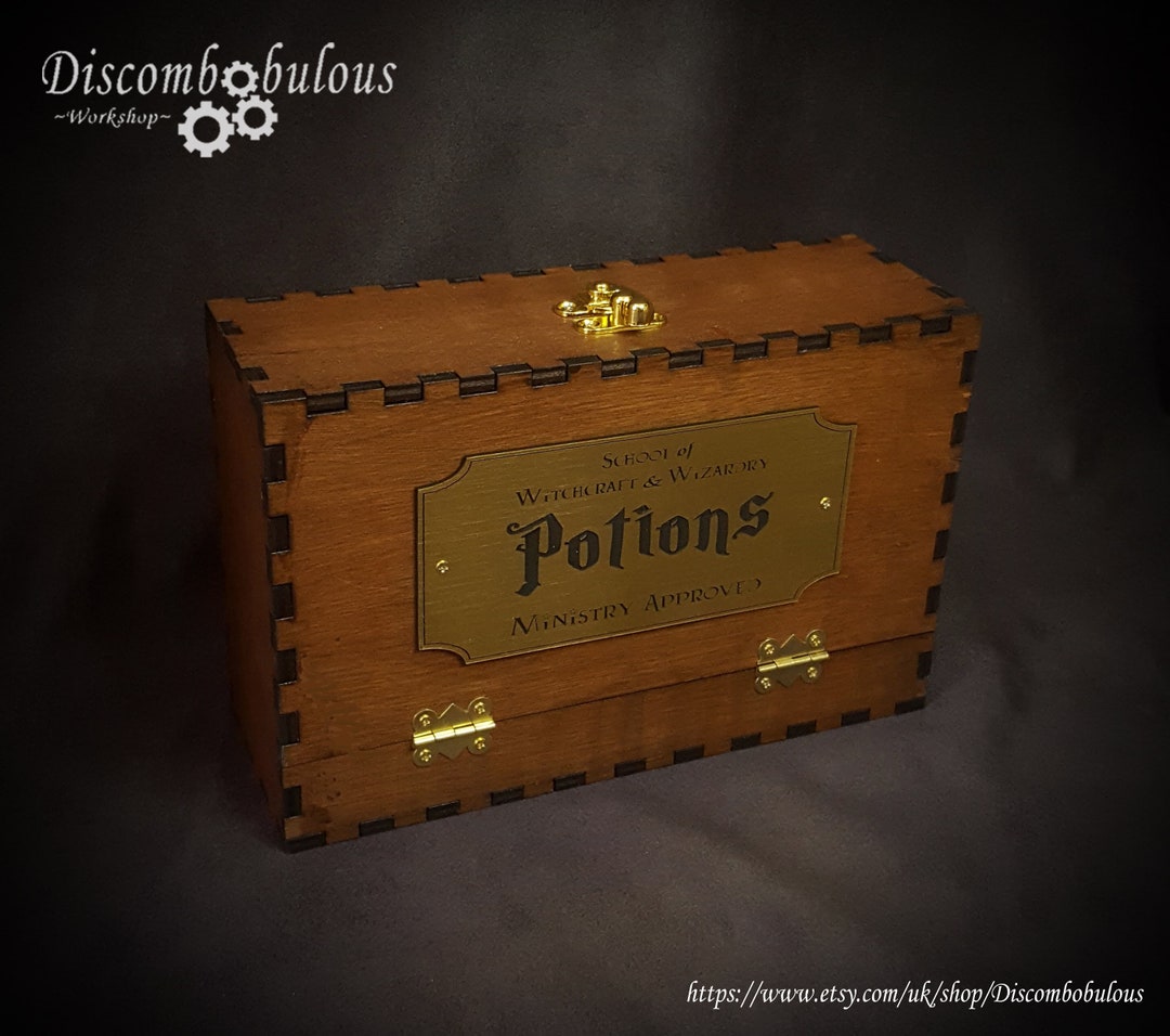 Magic Potion Box for Witches and Wizards, Contains Bottles and ...