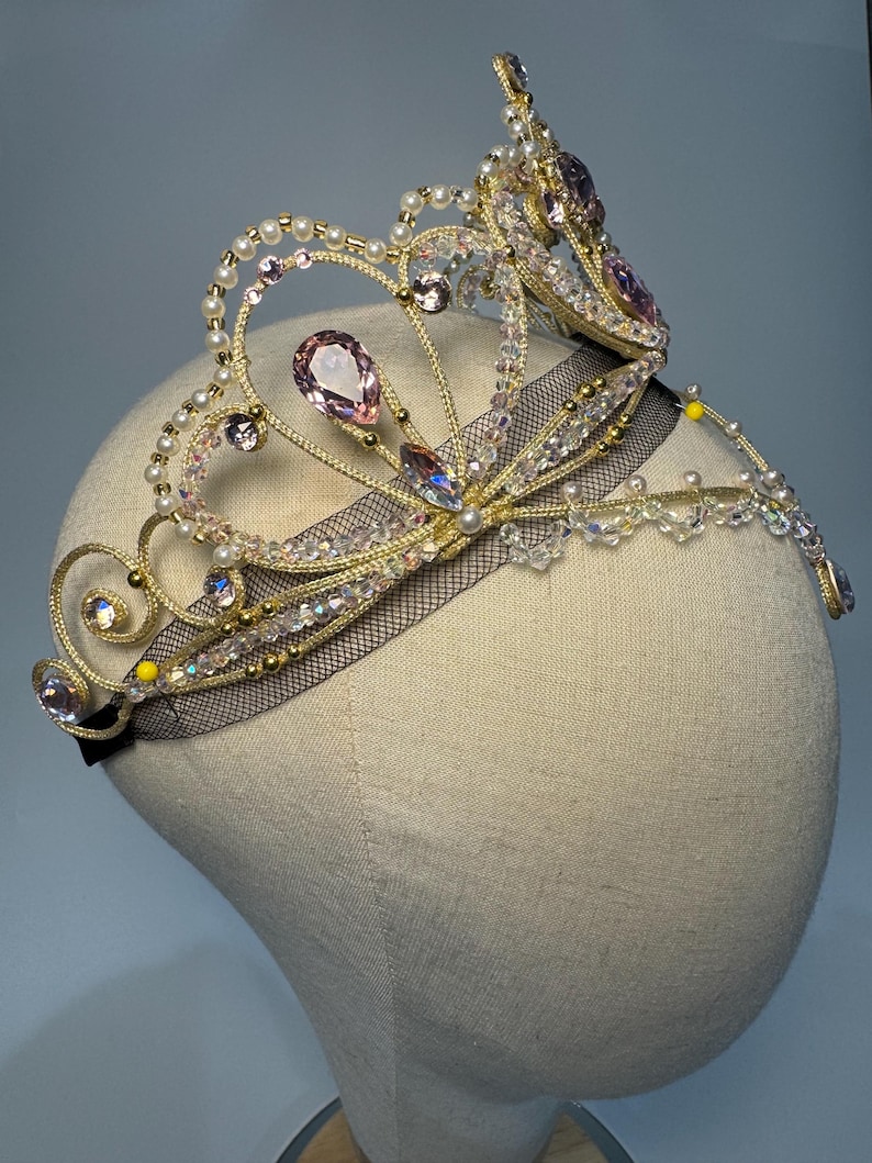 Pink Ballet Tiara: Sleeping Beauty, Sugar Plum Fairy - Etsy