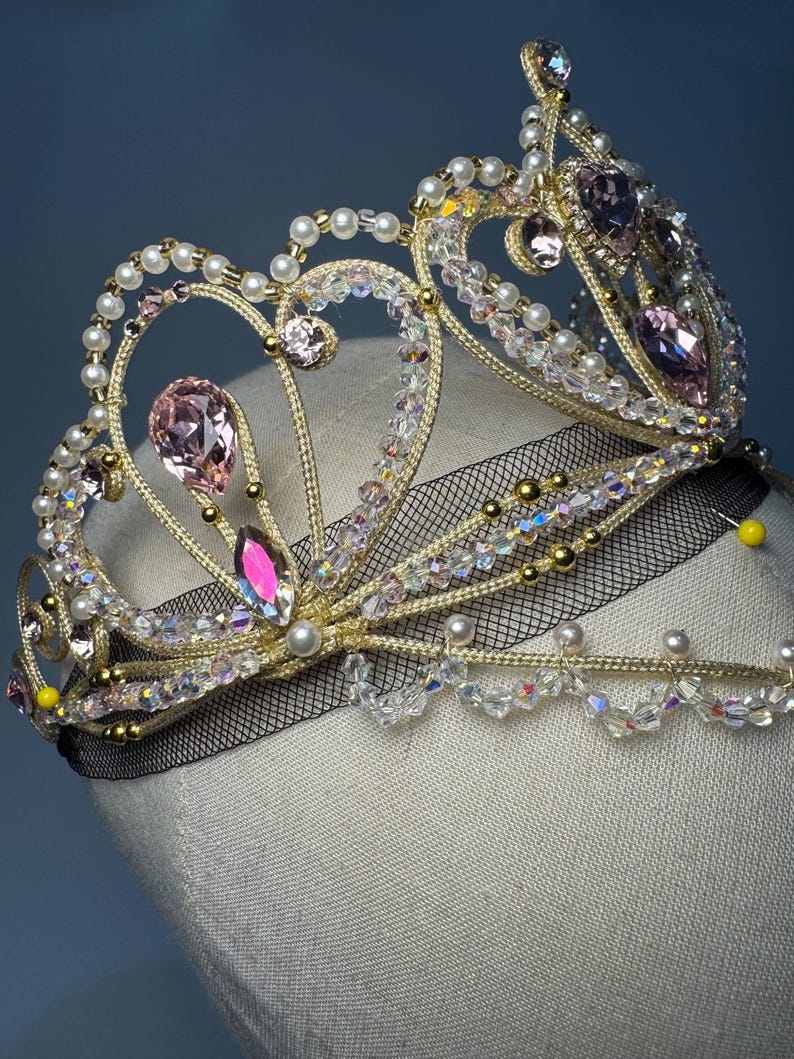 Pink Ballet Tiara: Sleeping Beauty, Sugar Plum Fairy - Etsy