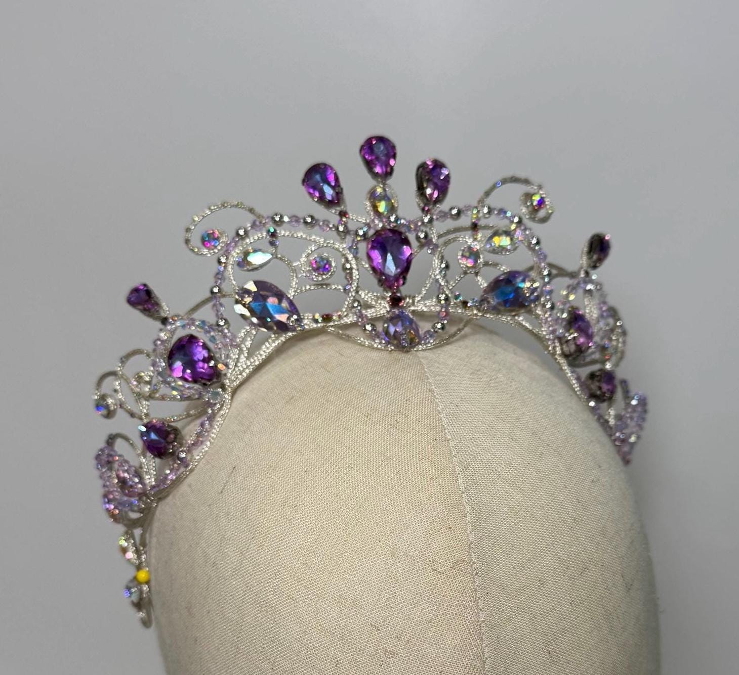 Lilac Fairy Ballet Tiara – Purple Rhinestone Crown for Dancers ...