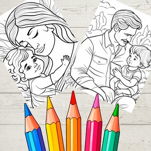 Printable Happy Family Coloring Pages for Kids, Family Coloring ...