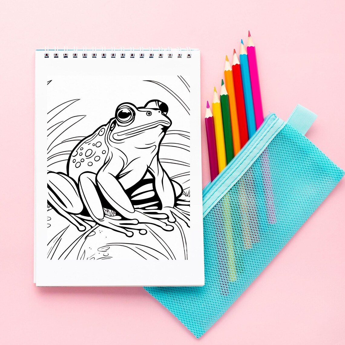 Cute Frog Coloring Pages for Kids, Fun Printable Activities for ...