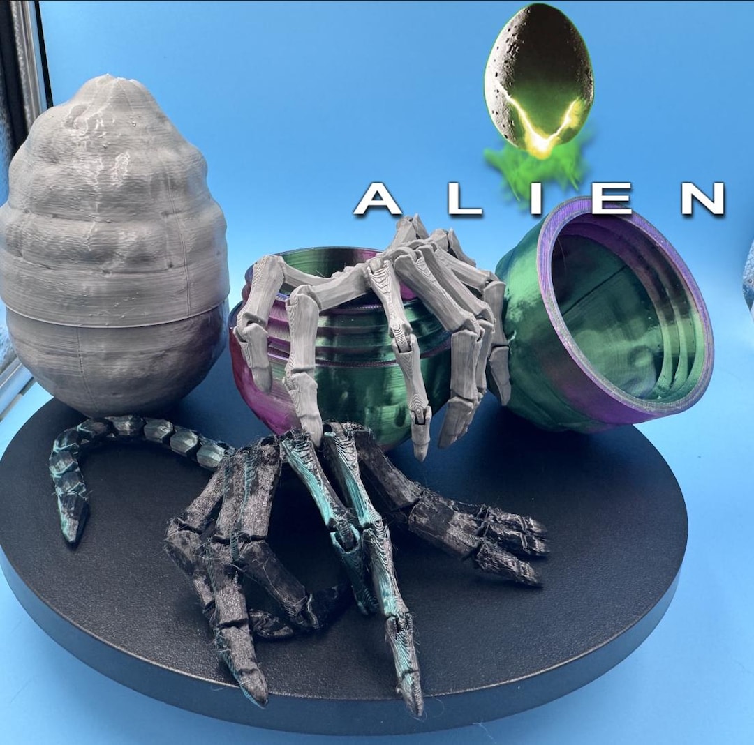 Alien Egg Container (threaded!) With FREE Facehugger! (alien, Aliens ...