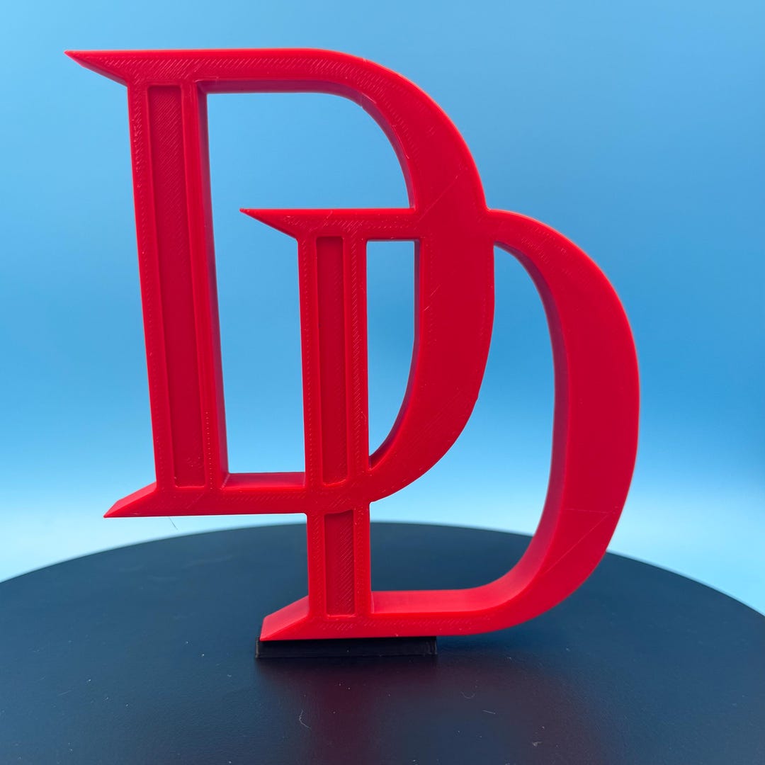 Daredevil Desk Symbol With Stand upright, Decorative, Comics, MCU, Born ...