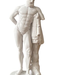 14" Hercules Statue, Marble Dust Sculpture, Greek Mythology Decor ...