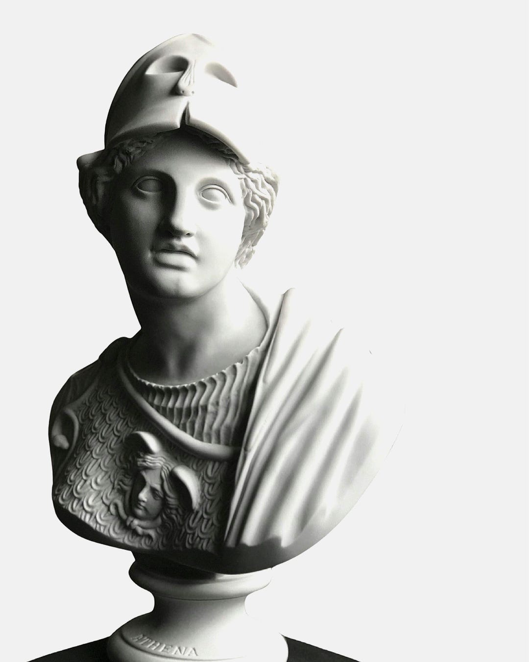 24 Inch Athena Bust Sculpture: Greek Mythology Resin Decor - Etsy