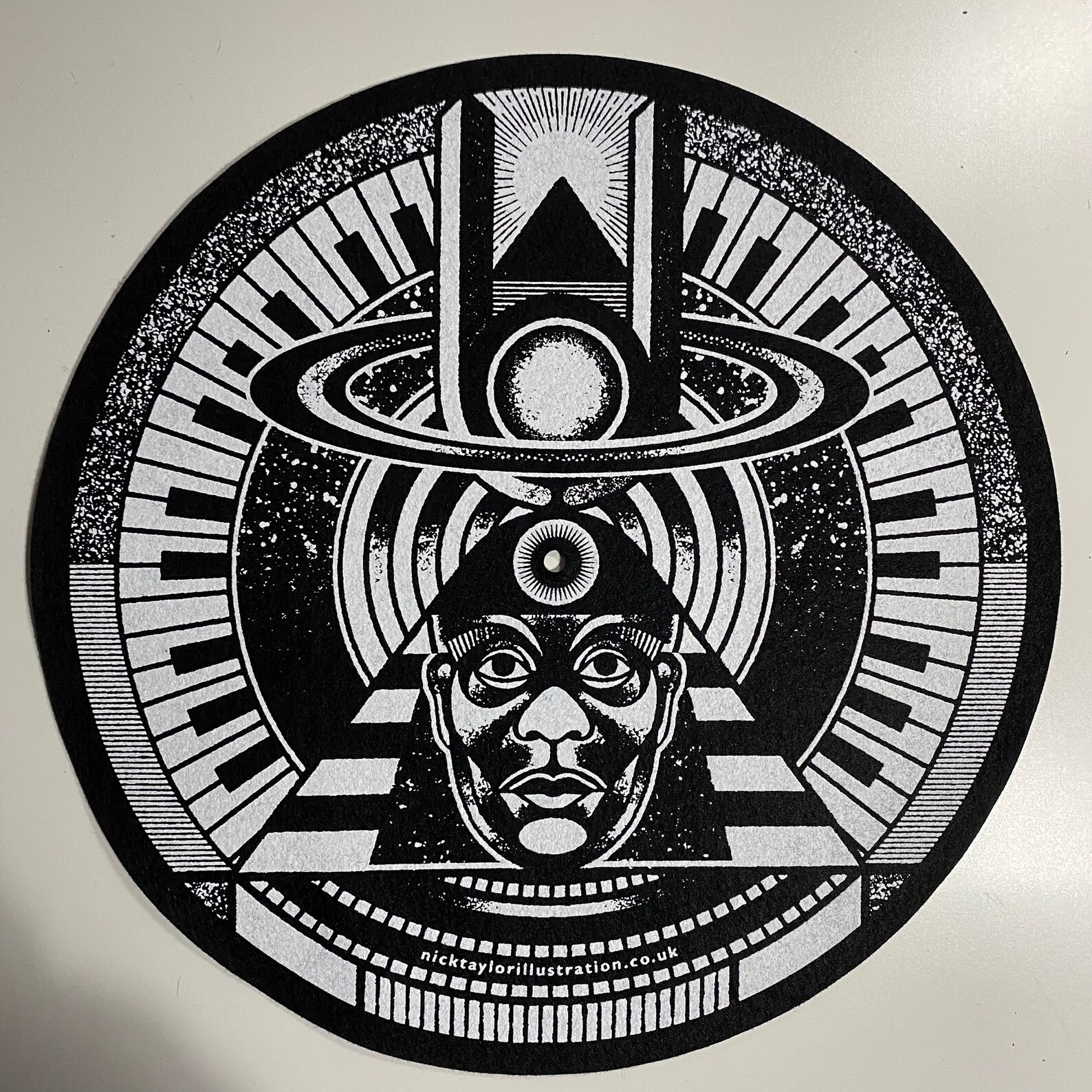 Sun Ra Felt Turntable Slip Mat 16oz single Slip Mat - Etsy